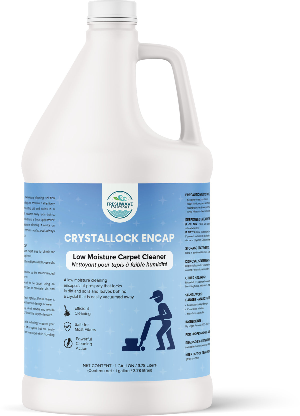 CrystalLock Encap Low Moisture Carpet Cleaner – Apex Cleaning Supplies